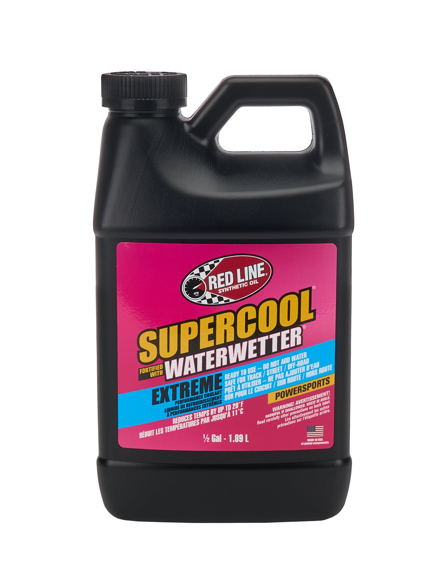 REDLINE OIL Supercool Extreme Coolant 1/2 Gallon RED80205